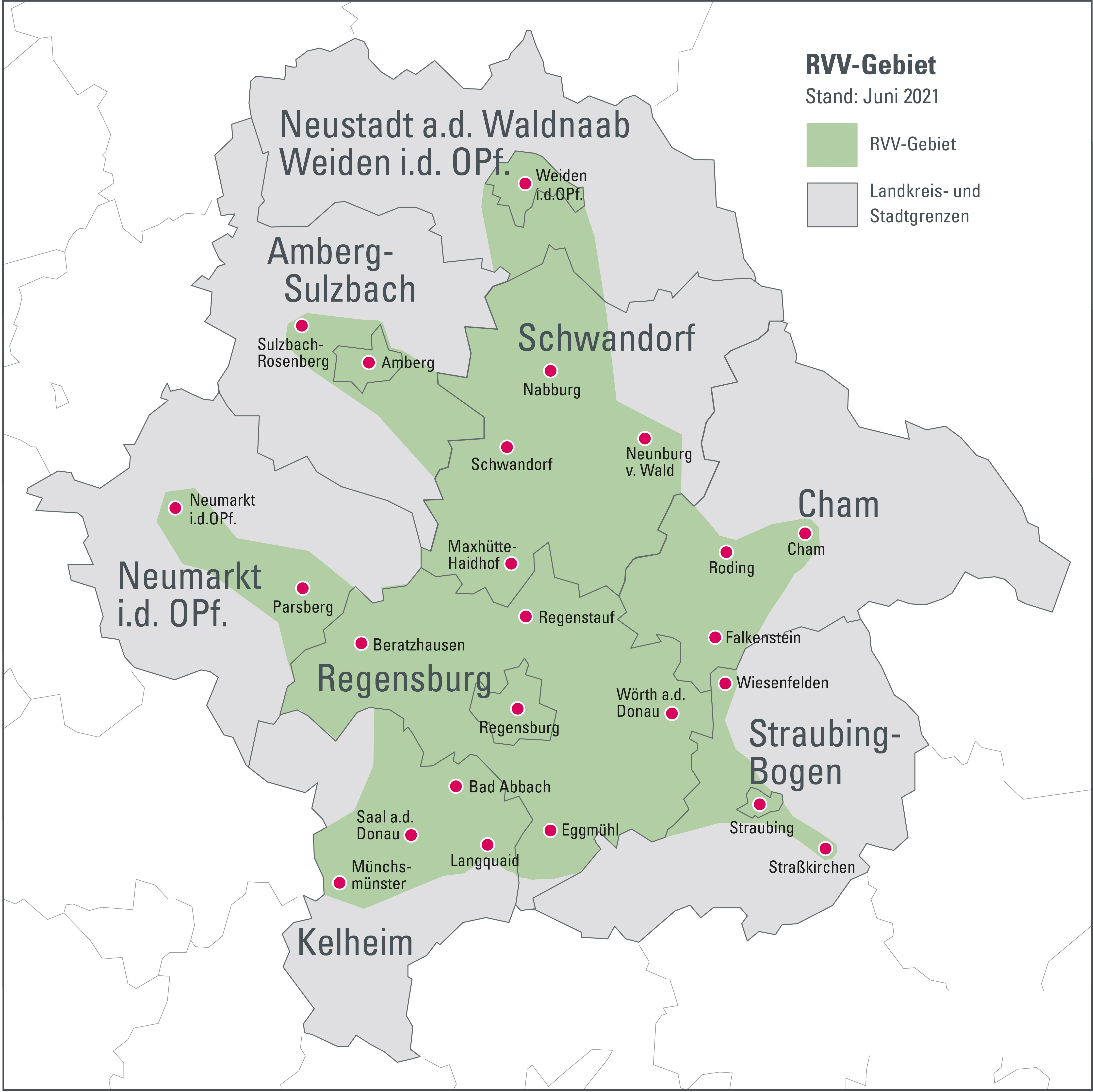 Das Gebiet des Regensburger Verkehrsverbundes - Regensburger ...